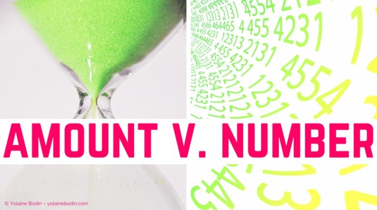 Choisir facilement entre "amount" et "number" | Yolaine Bodin
